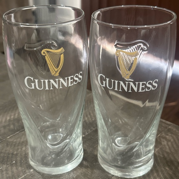 Guinness | Dining | New Guinness Harp Glasses Set Of Two | Poshmark